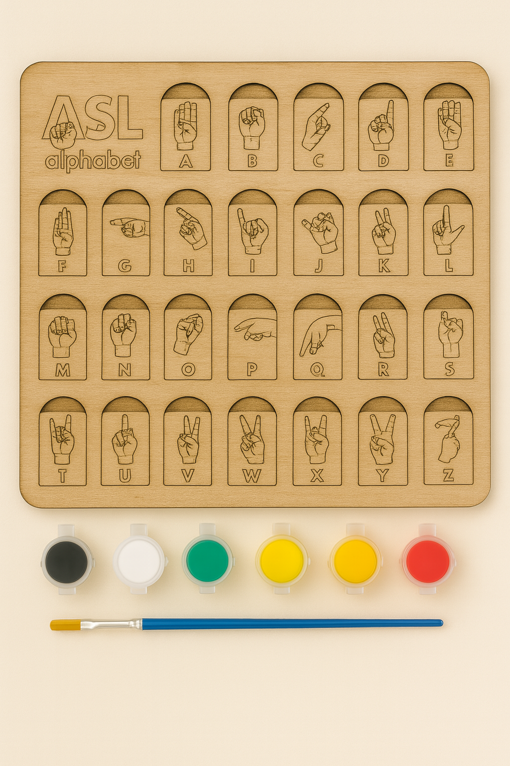 Asl Alphabet – Cassidy Custom Puzzles / Frosty Wood Works